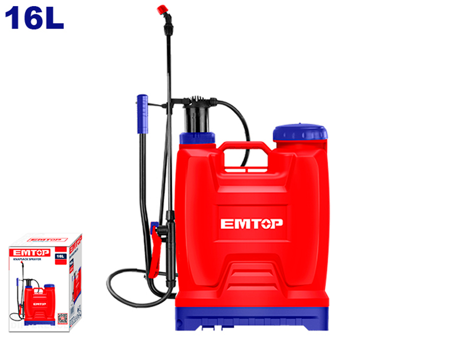 BACKPACK SPRAYER 16L EMTOP | Millasur | Maquinaria y recambios para ...